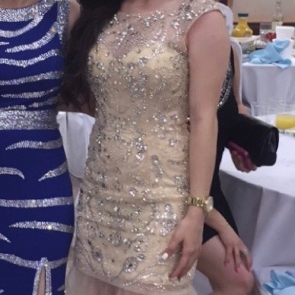 bg | Dresses | Detailed Maxi Dress With Detachable Bottom | Poshmark